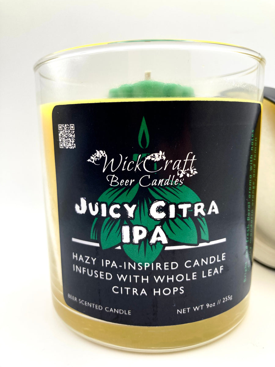 Juicy Citra IPA - Craft Beer Scented Candle – WickCraft Beer Candles